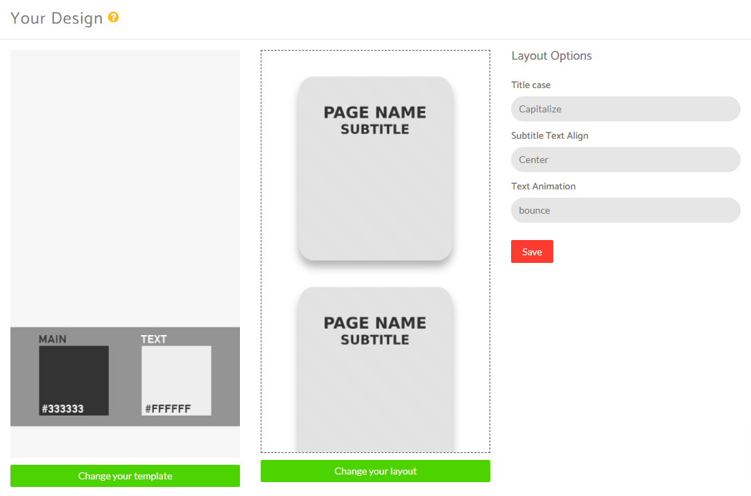 Layout Farah – Zapable App Builder