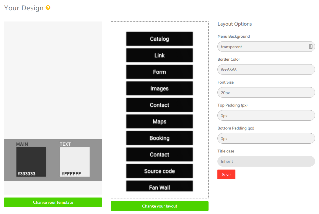 Layout Glow – Zapable App Builder